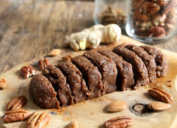 Raw Gingerbread Slices - Naturally Sassy