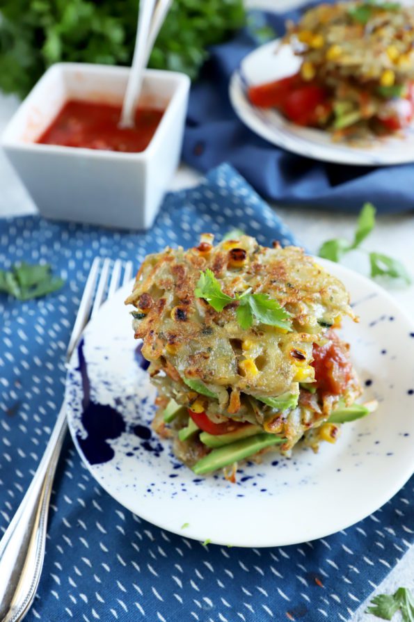 Vegan Hash Brown Stacks - Naturally Sassy