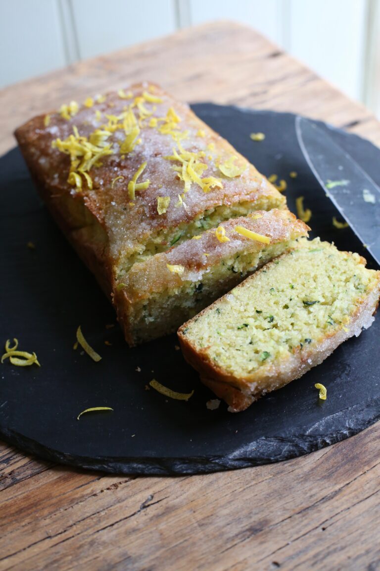 Courgette Lemon Drizzle Cake - Naturally Sassy