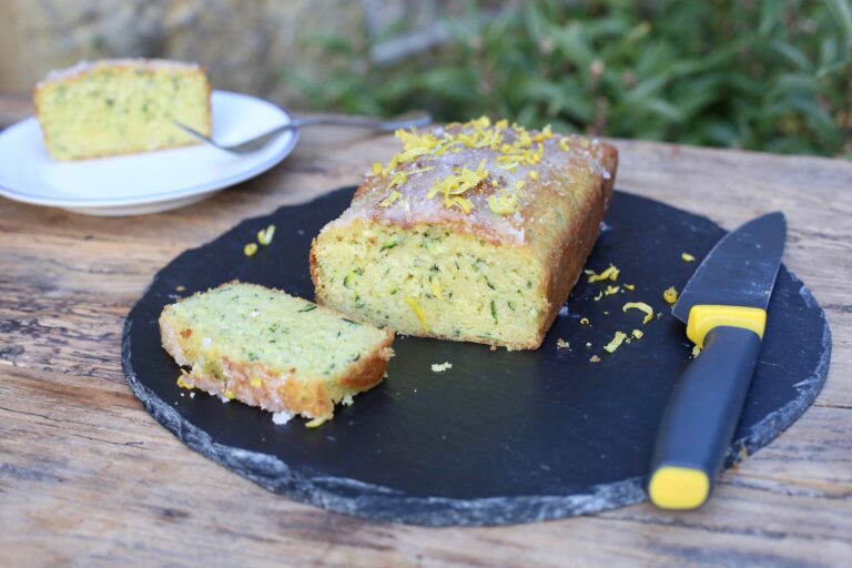 Courgette Lemon Drizzle Cake - Naturally Sassy